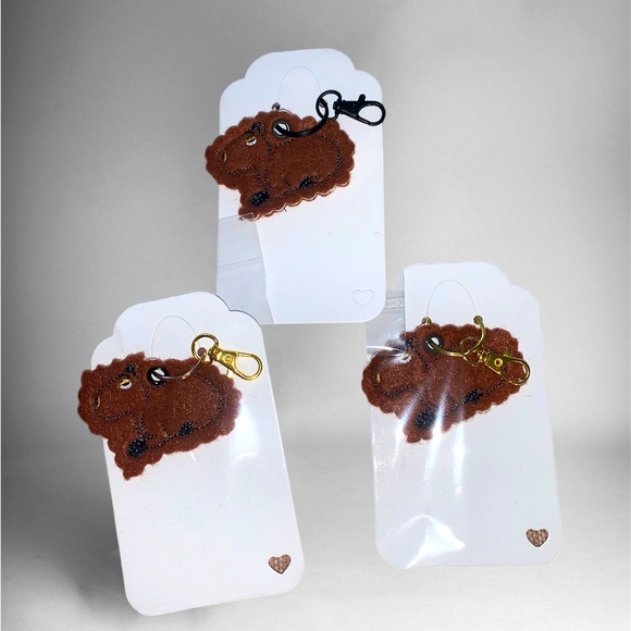 Hand Crafted | Accessories | Handcrafted Capybara Key Rings Felt With ...